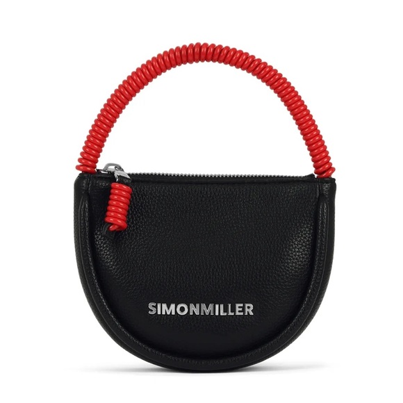 Simon Miller | Bags | Simon Miller Black Red Mini Spring Bag | Poshmark